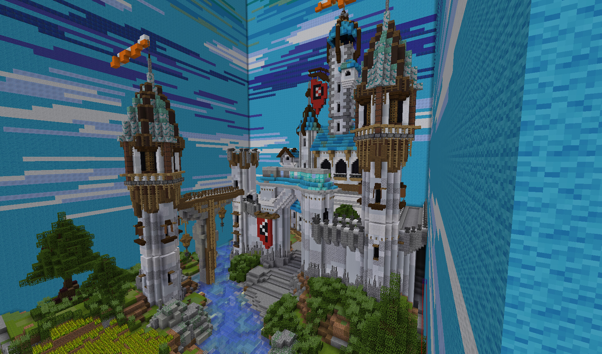 Medieval/Fantasy Castle Minecraft Map