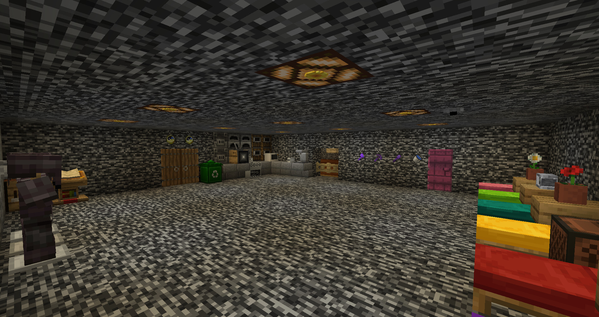 secret bunker Minecraft Map