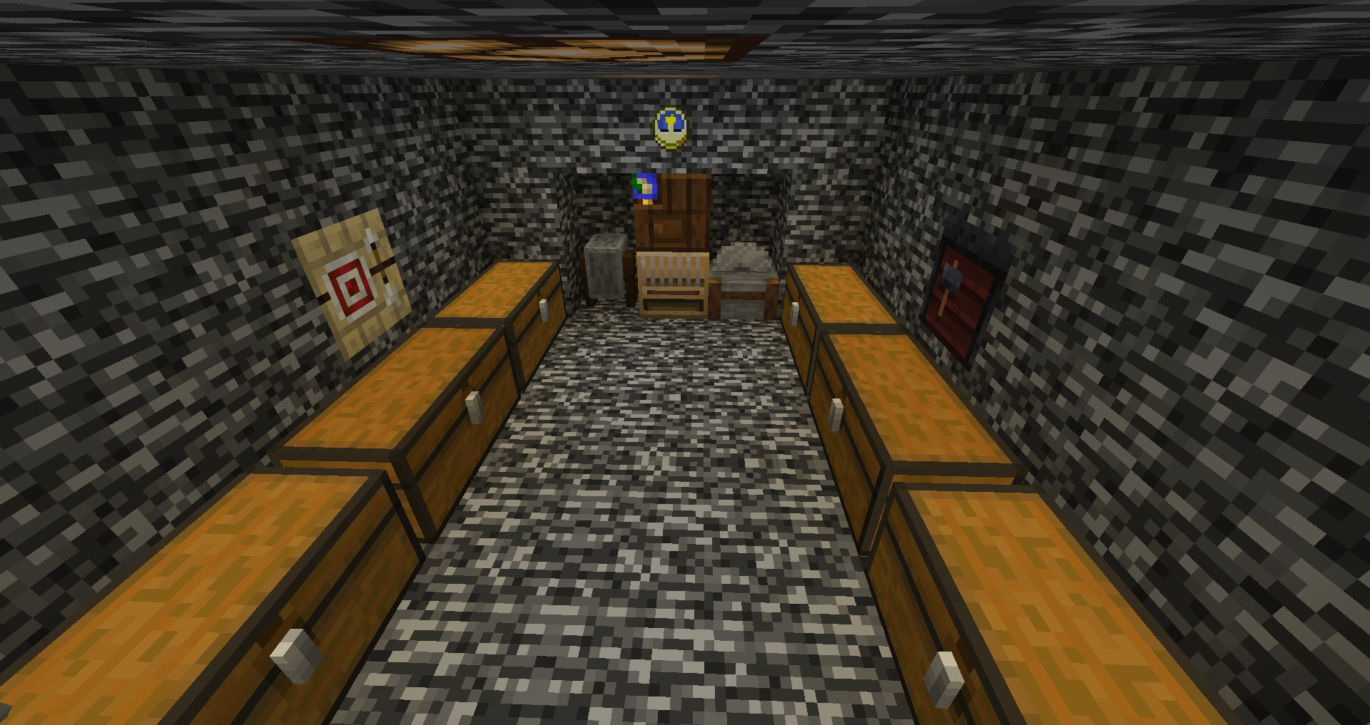 secret bunker Minecraft Map