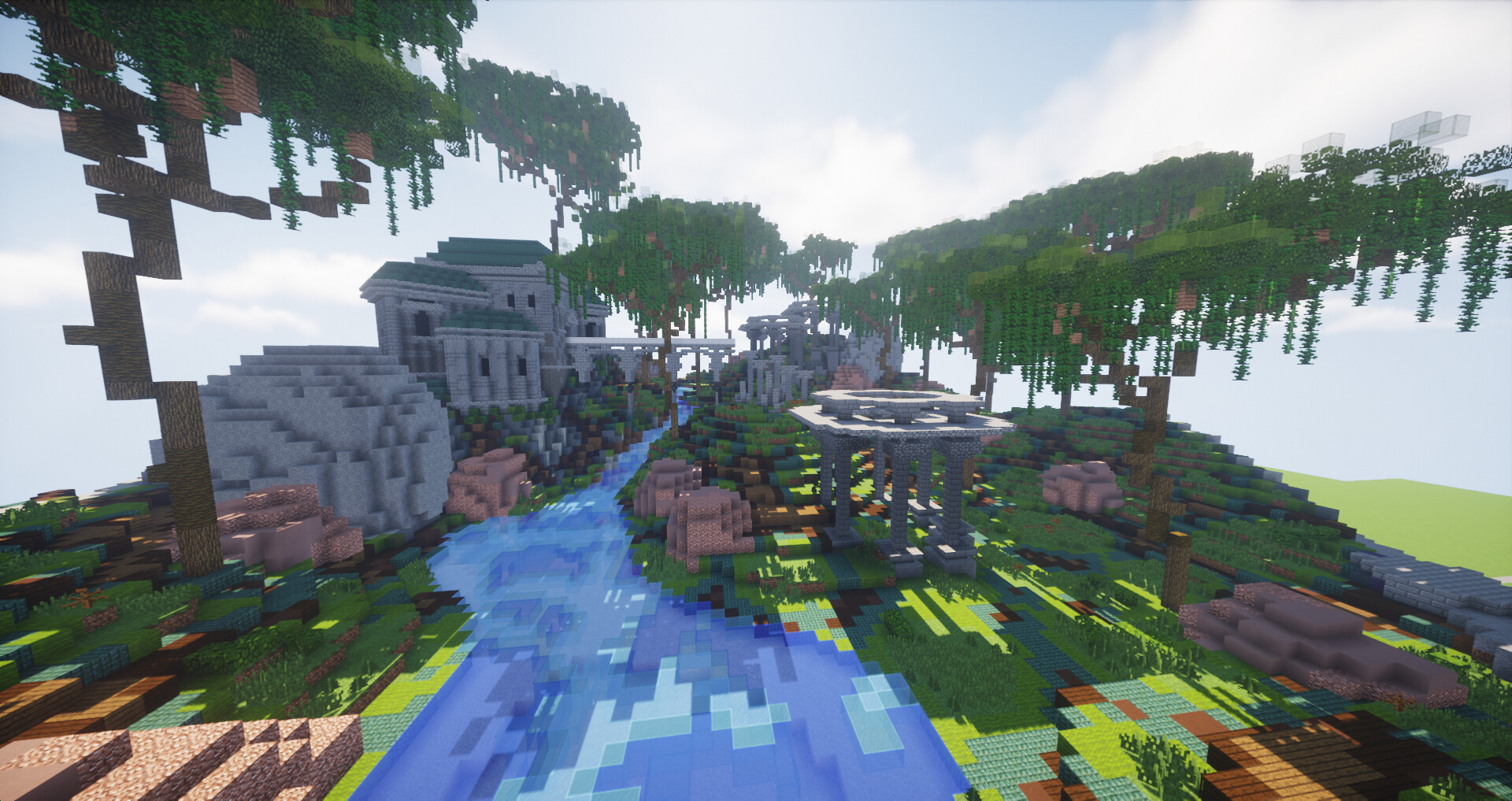 Jungle Ruins Hub | 1.8+ Minecraft Map