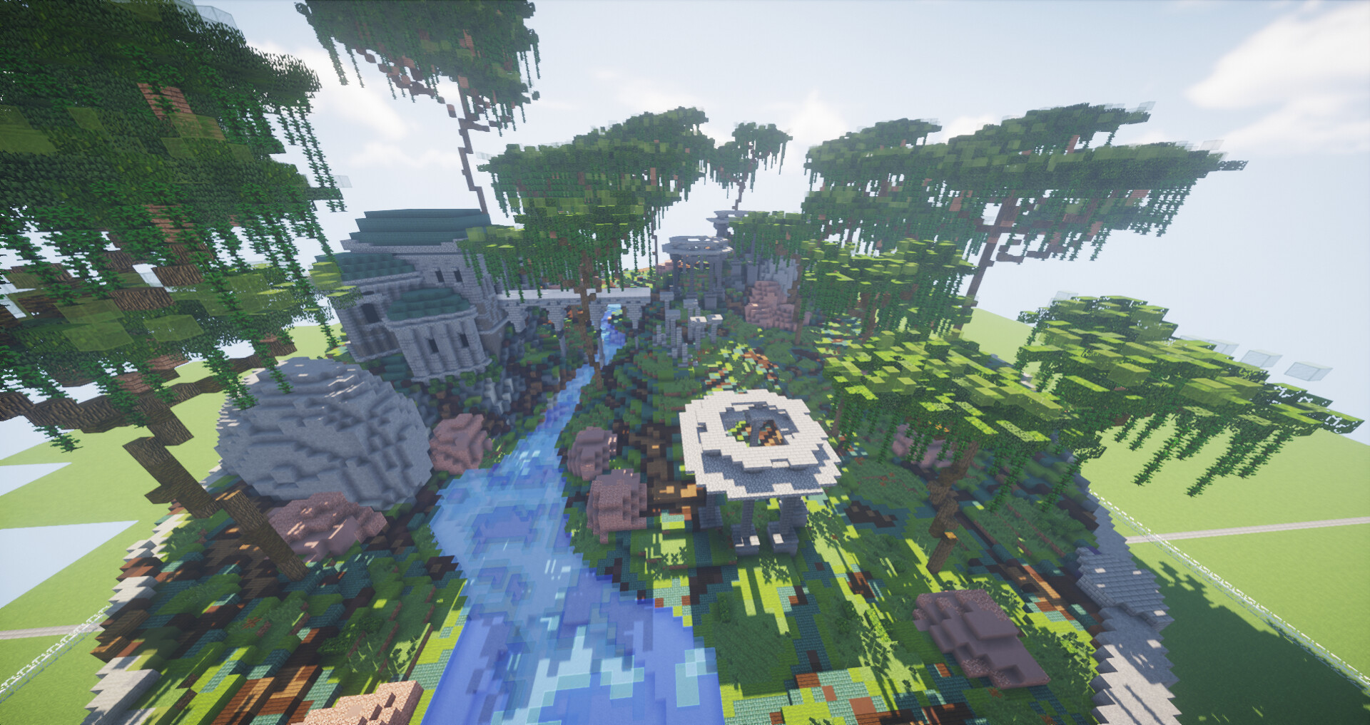 Jungle Ruins Hub | 1.8+ Minecraft Map