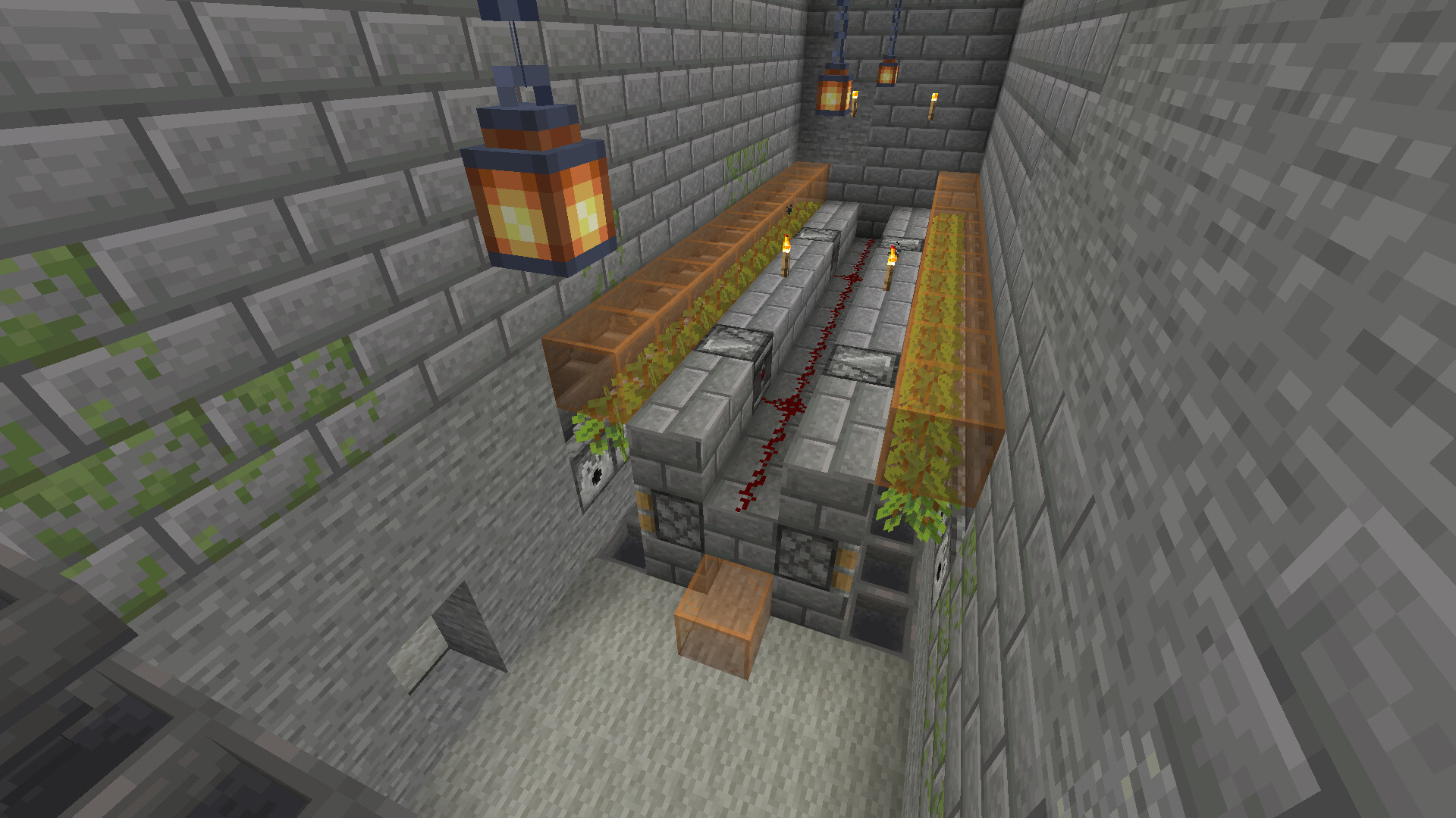 Glow berry fully auto farm. Minecraft Map