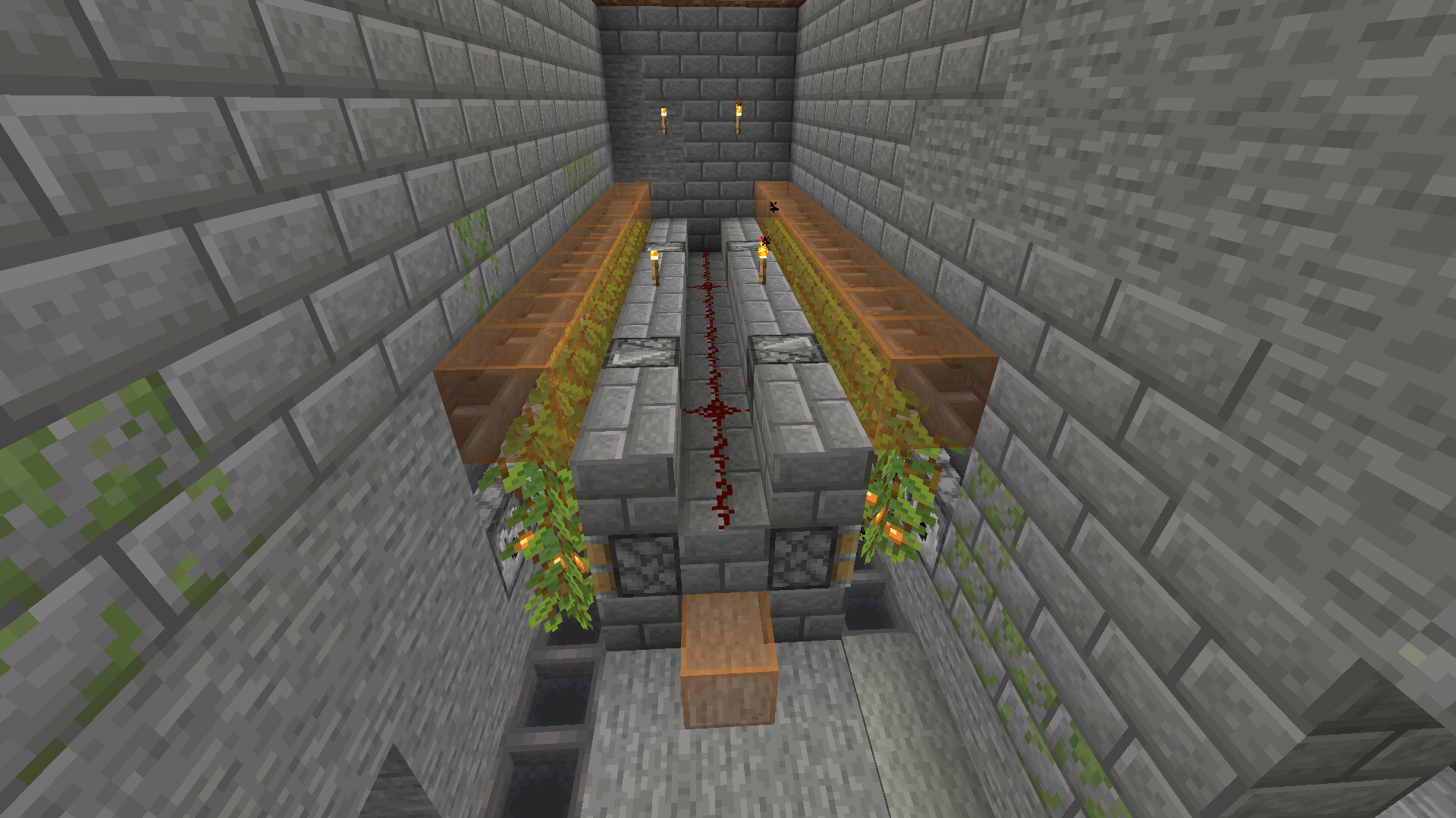 Glow berry fully auto farm. Minecraft Map