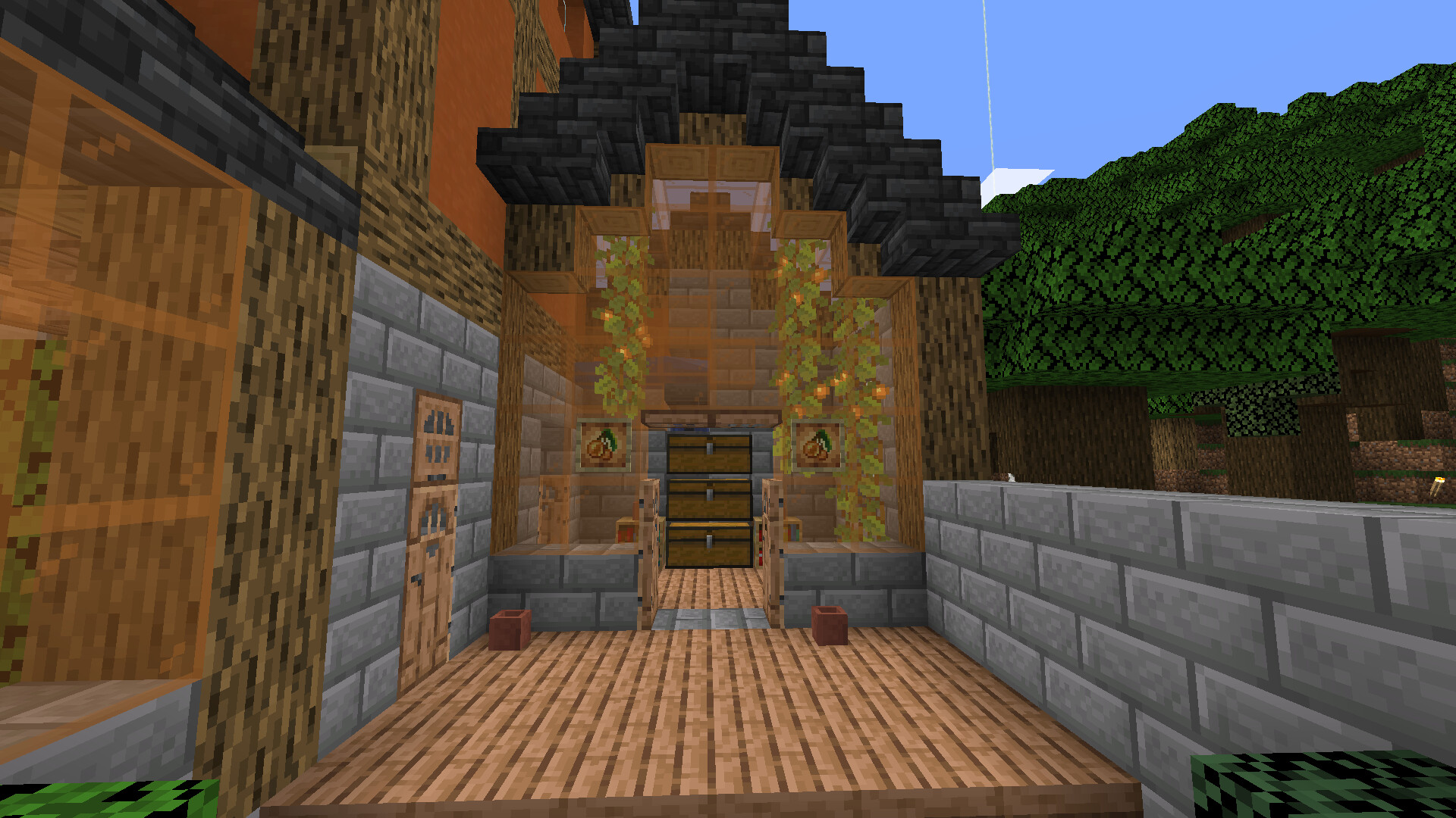 Glow berry fully auto farm. Minecraft Map