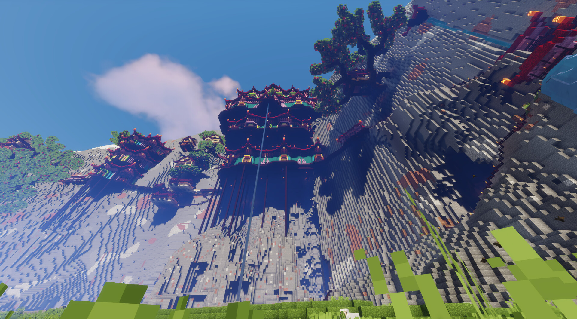 VIDEO: Funtazer's Minecraft 1.17 Cliff Temple Walkthrough | Creative ...