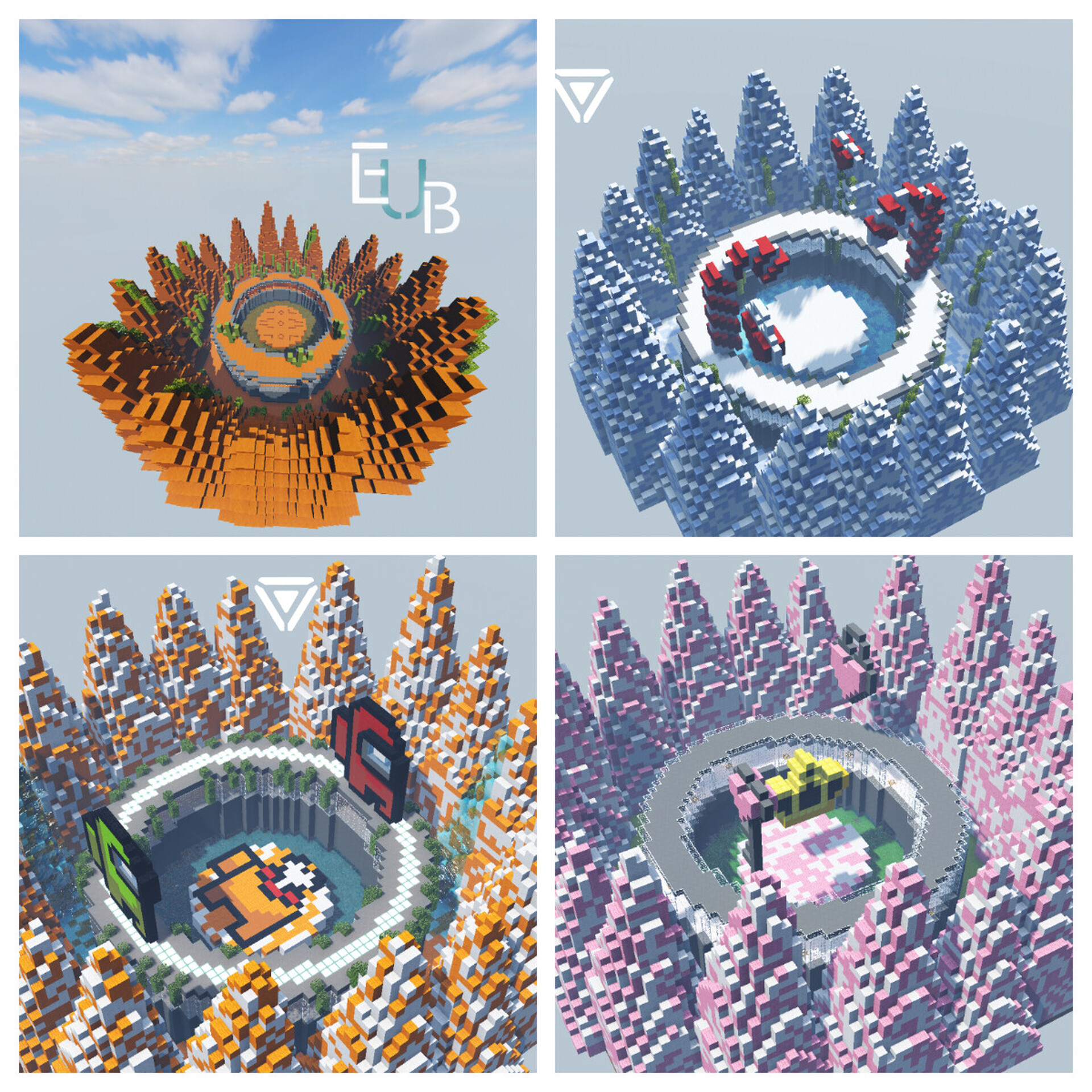 4x sumo event map Minecraft Map