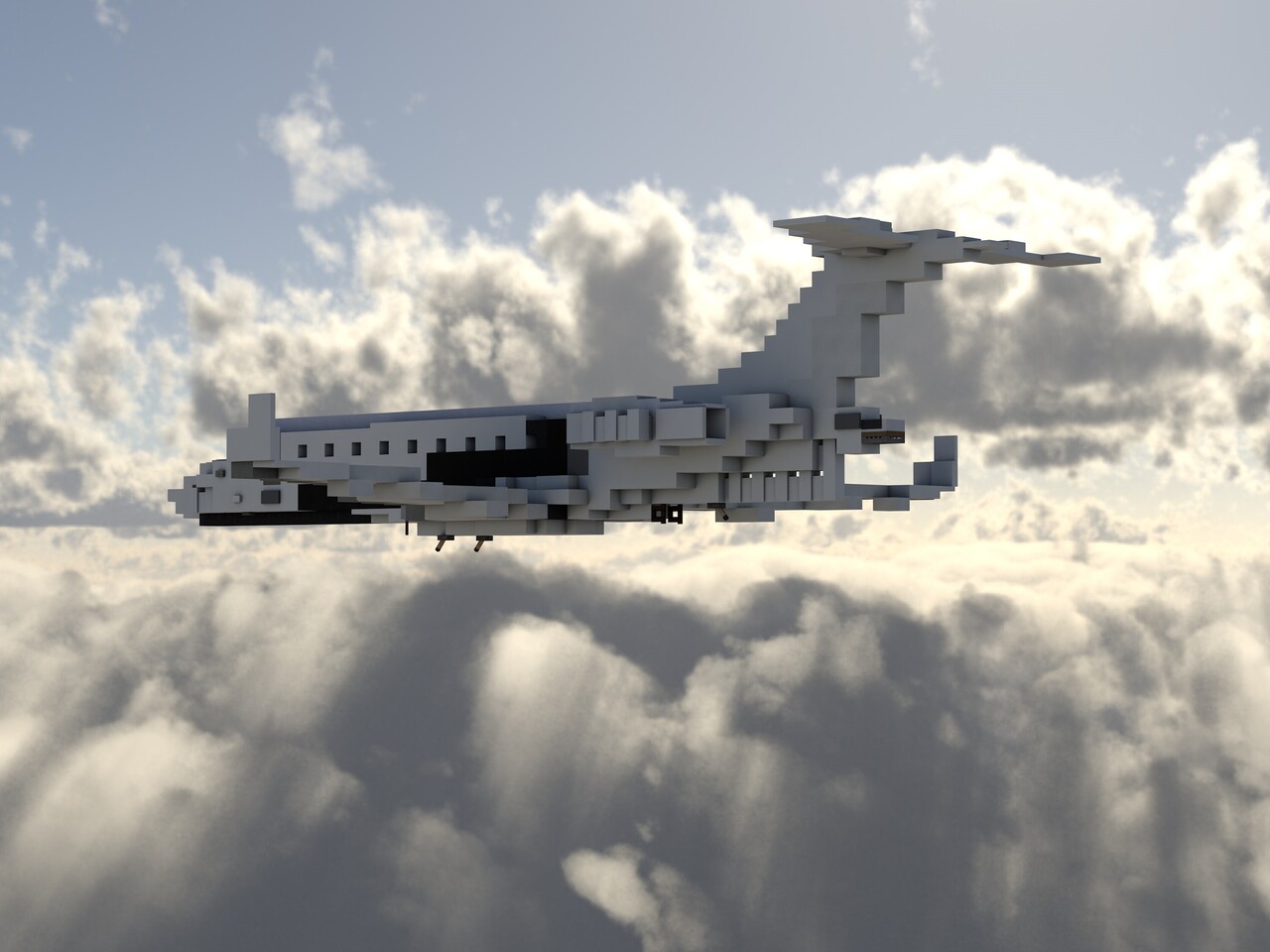 Private jet rework // Minecraft Map