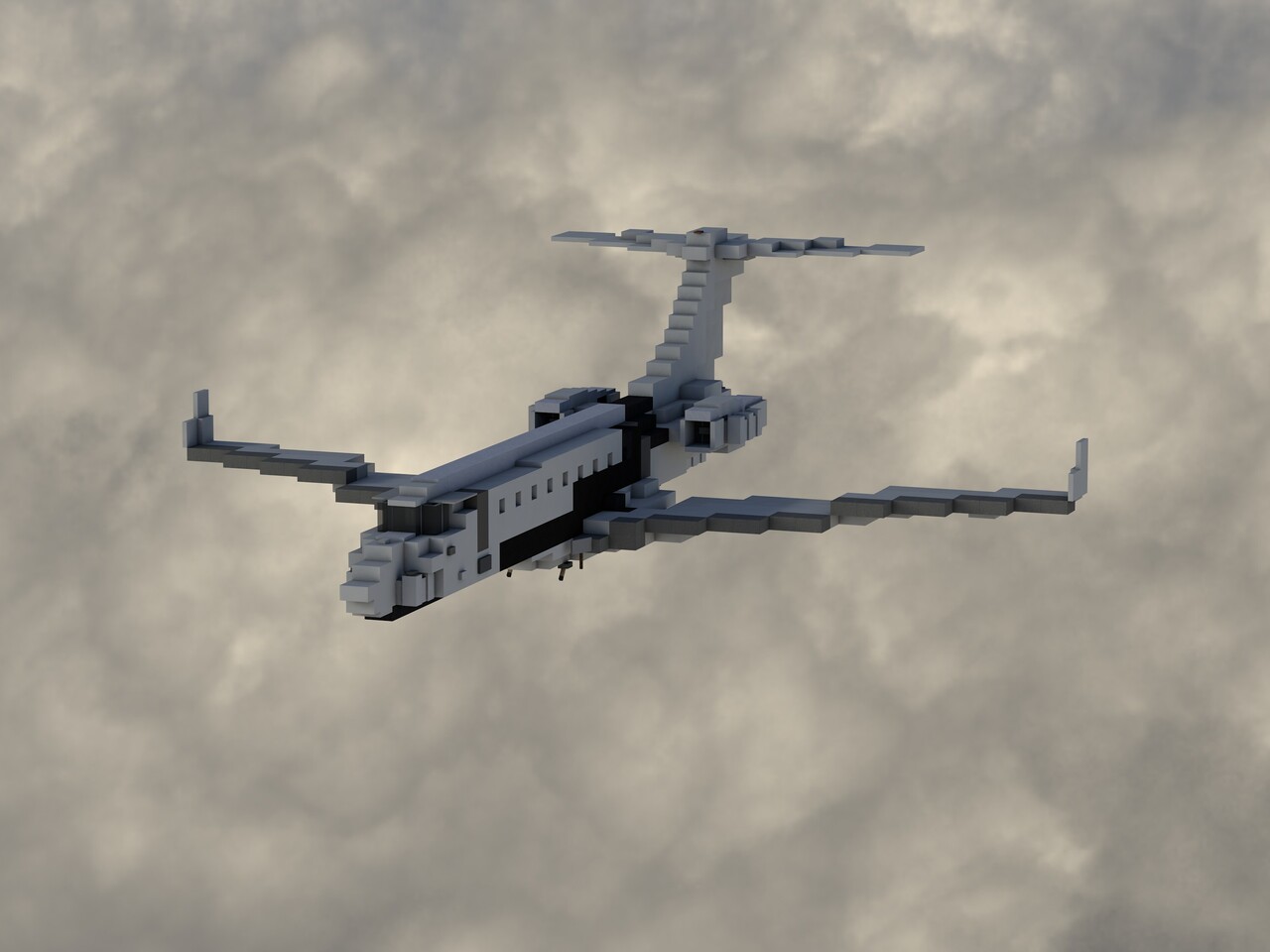 Private jet rework // Minecraft Map