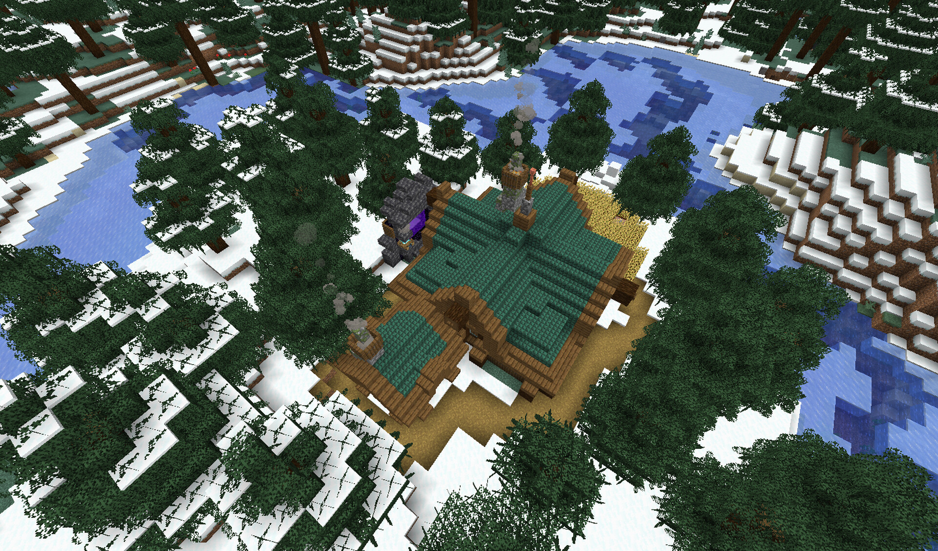 Winter cabin! Minecraft Map