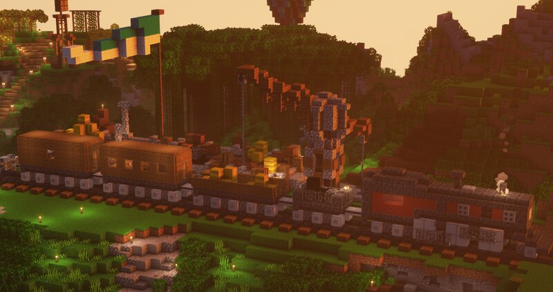 Cargo Train express Minecraft Map