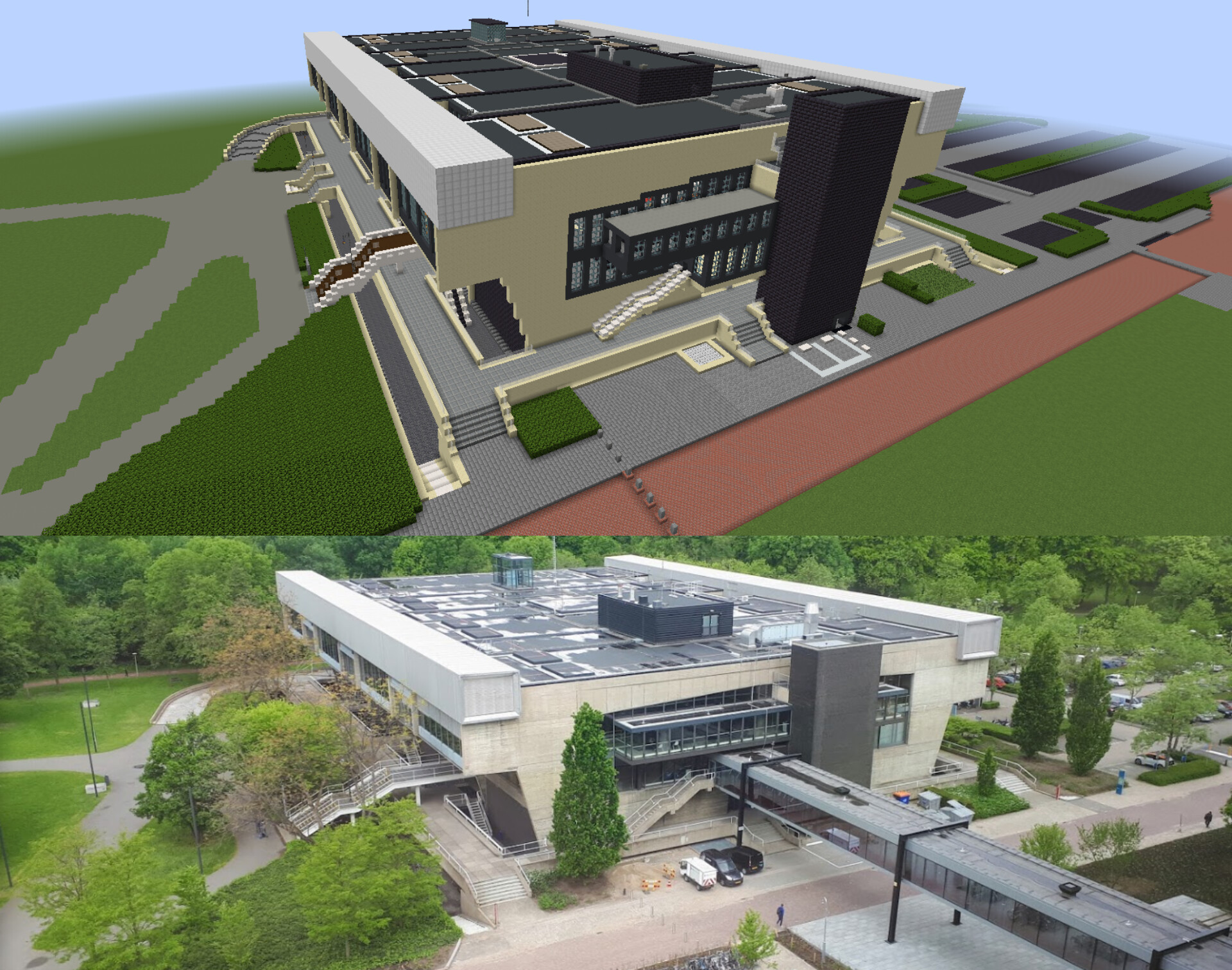 Auditorium building (TU Eindhoven) [1.16.5] Minecraft Map