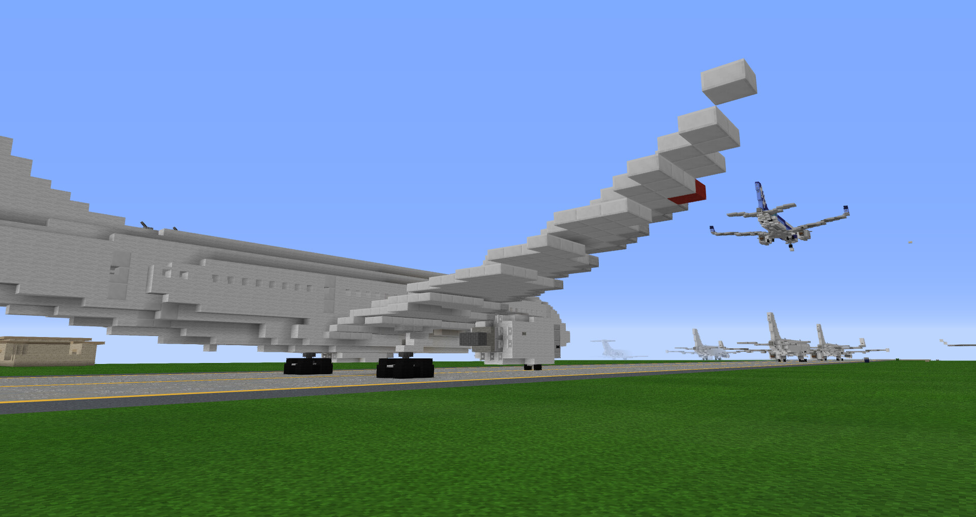 Boeing 787-8 Dreamliner - 1.25:1 Scale Minecraft Map