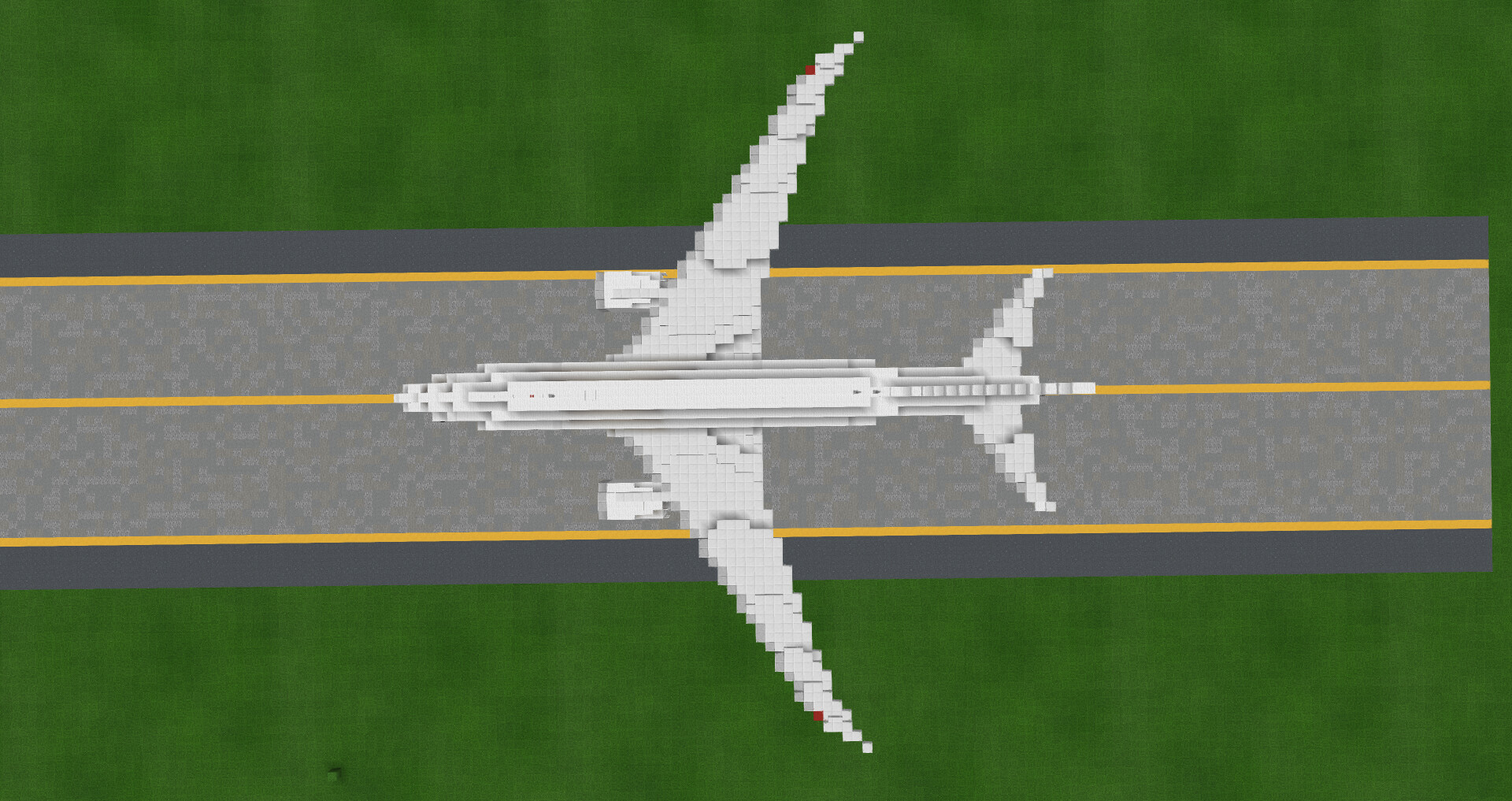 Boeing 787-8 Dreamliner - 1.25:1 Scale Minecraft Map