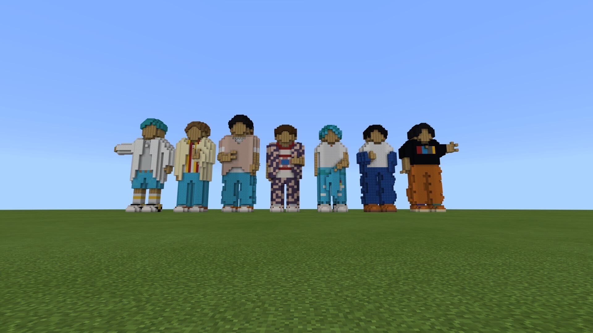 BTS [All Seven Members] Minecraft Map