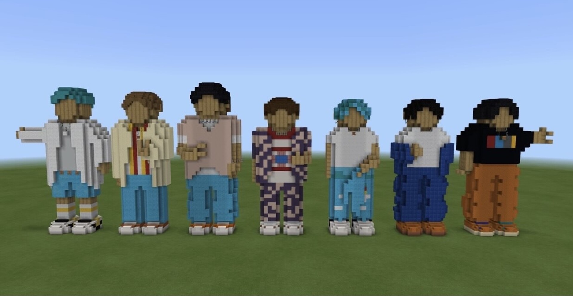BTS [All Seven Members] Minecraft Map