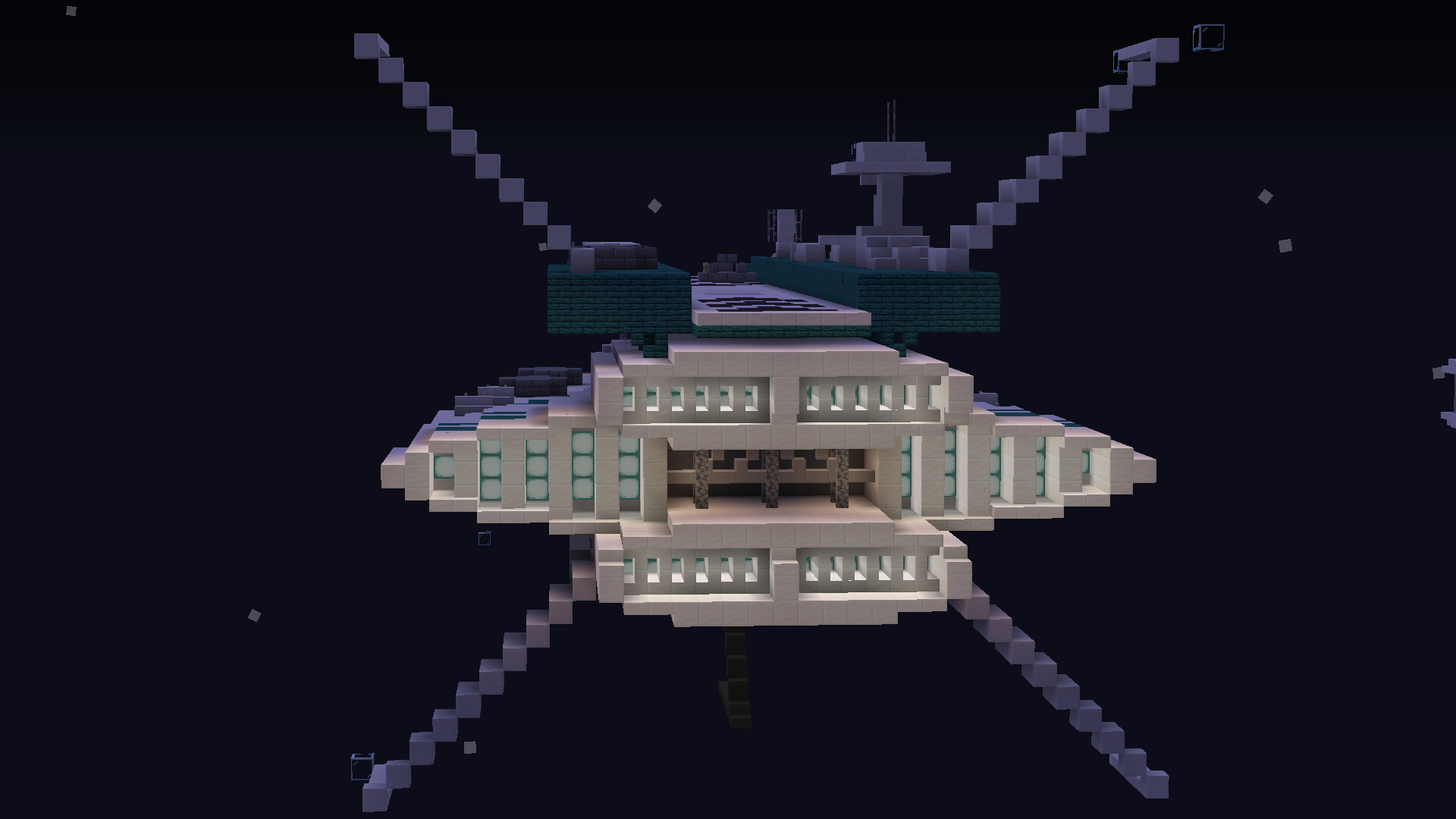 Space Carrier & Frigate Minecraft Map