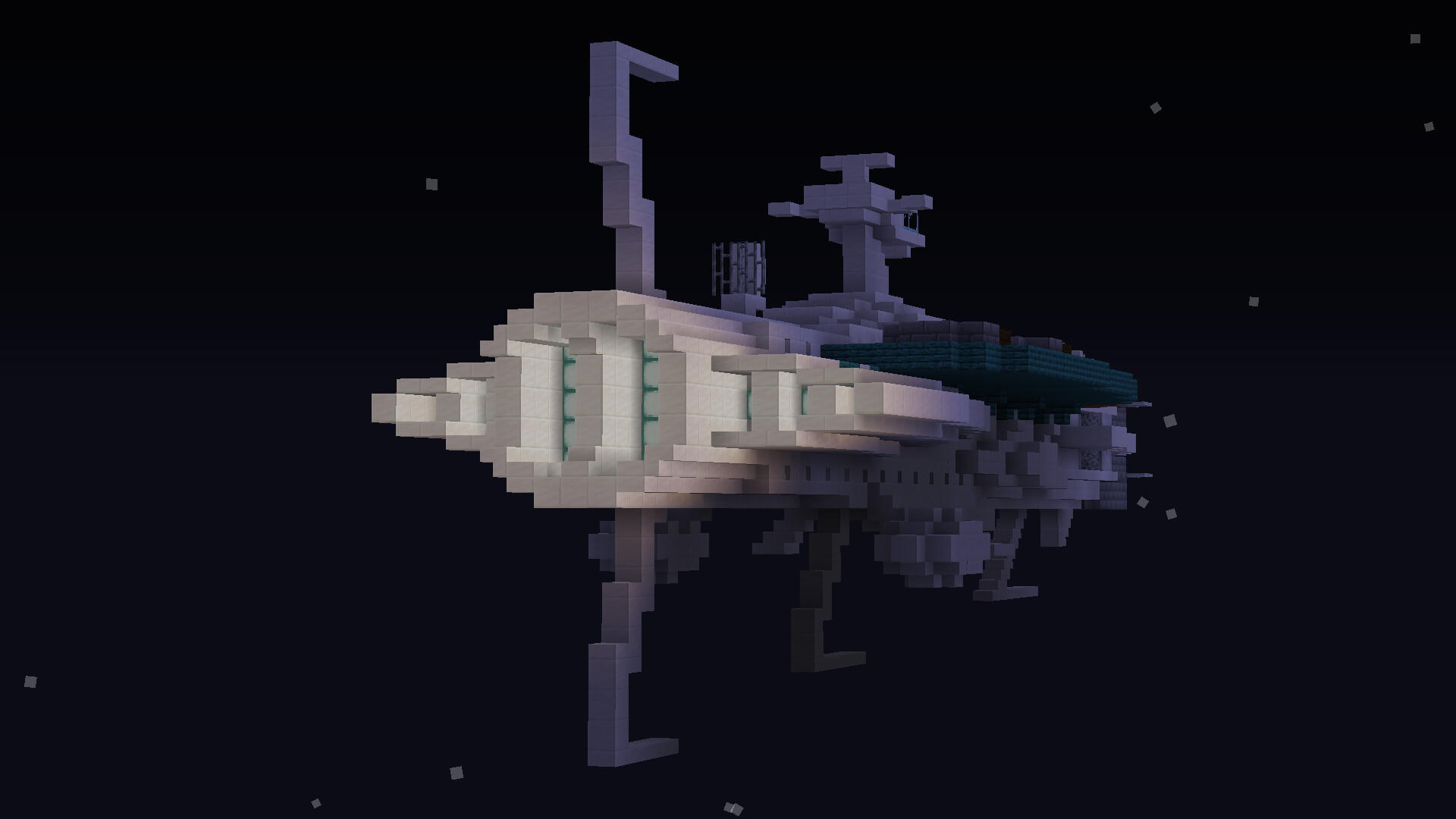 Space Carrier & Frigate Minecraft Map
