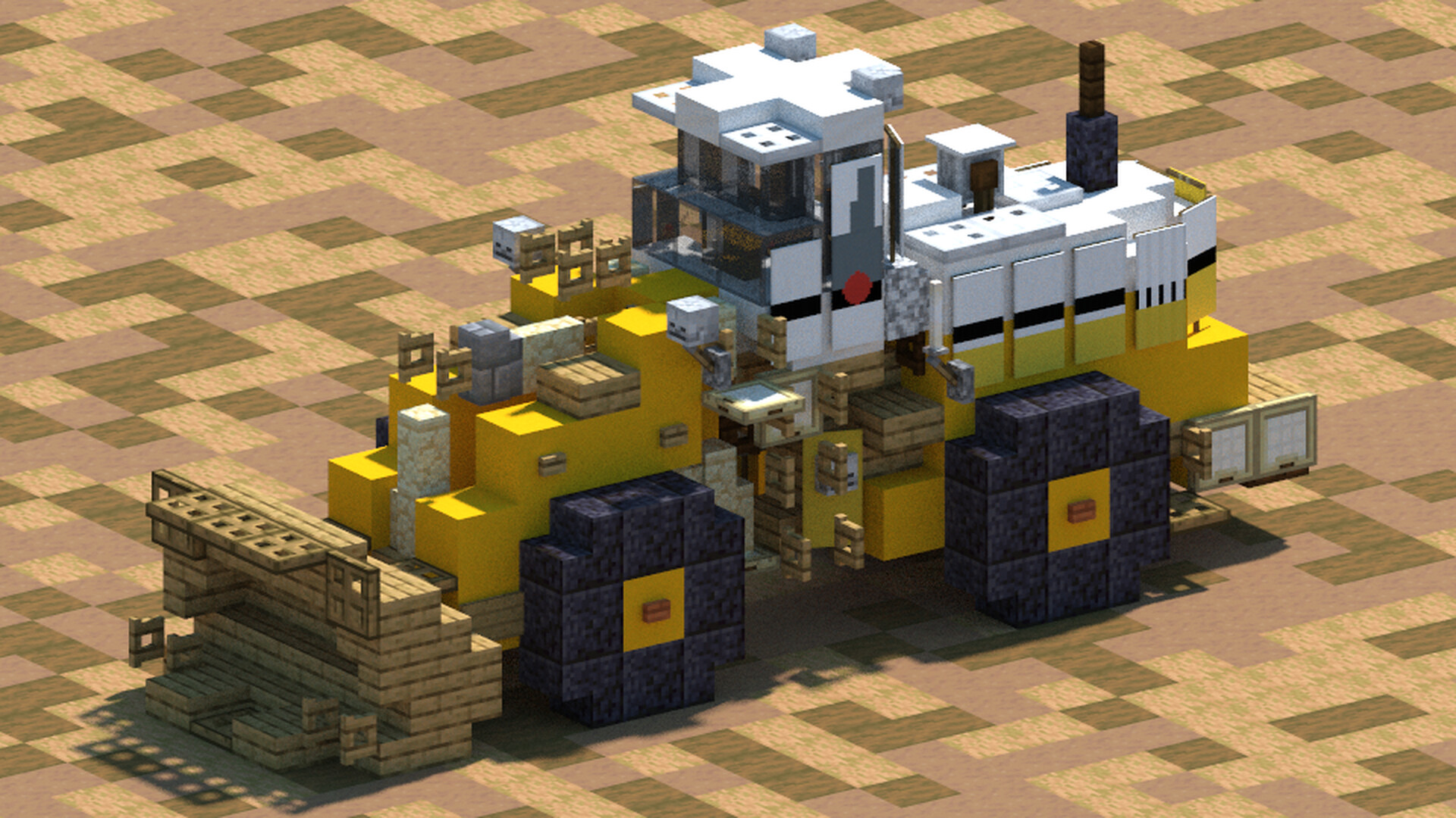 International 560 Payloader, Wheel Loader [With Download] Minecraft Map