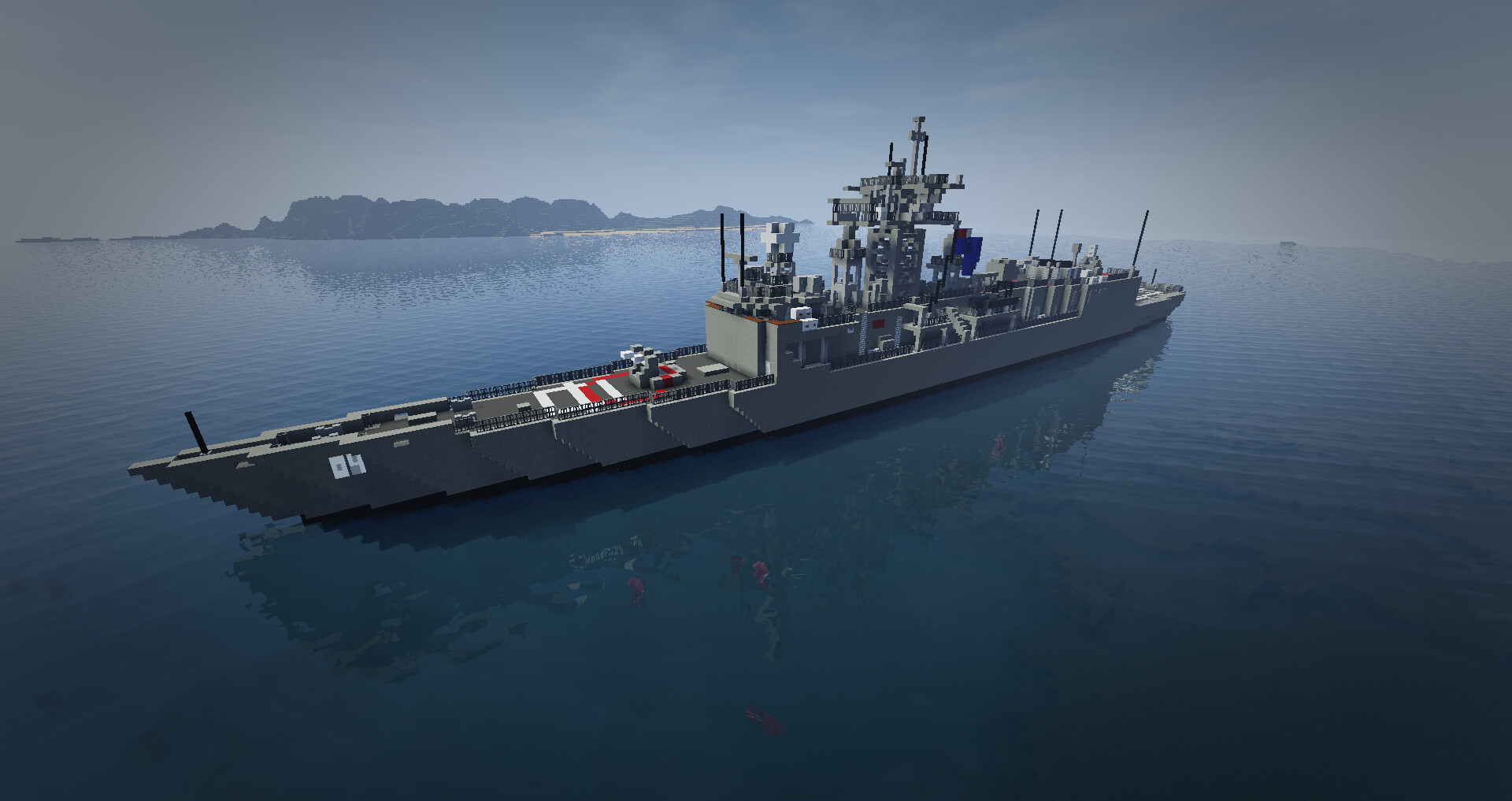 Adelaide-class frigate (HMAS Darwin) Minecraft Map