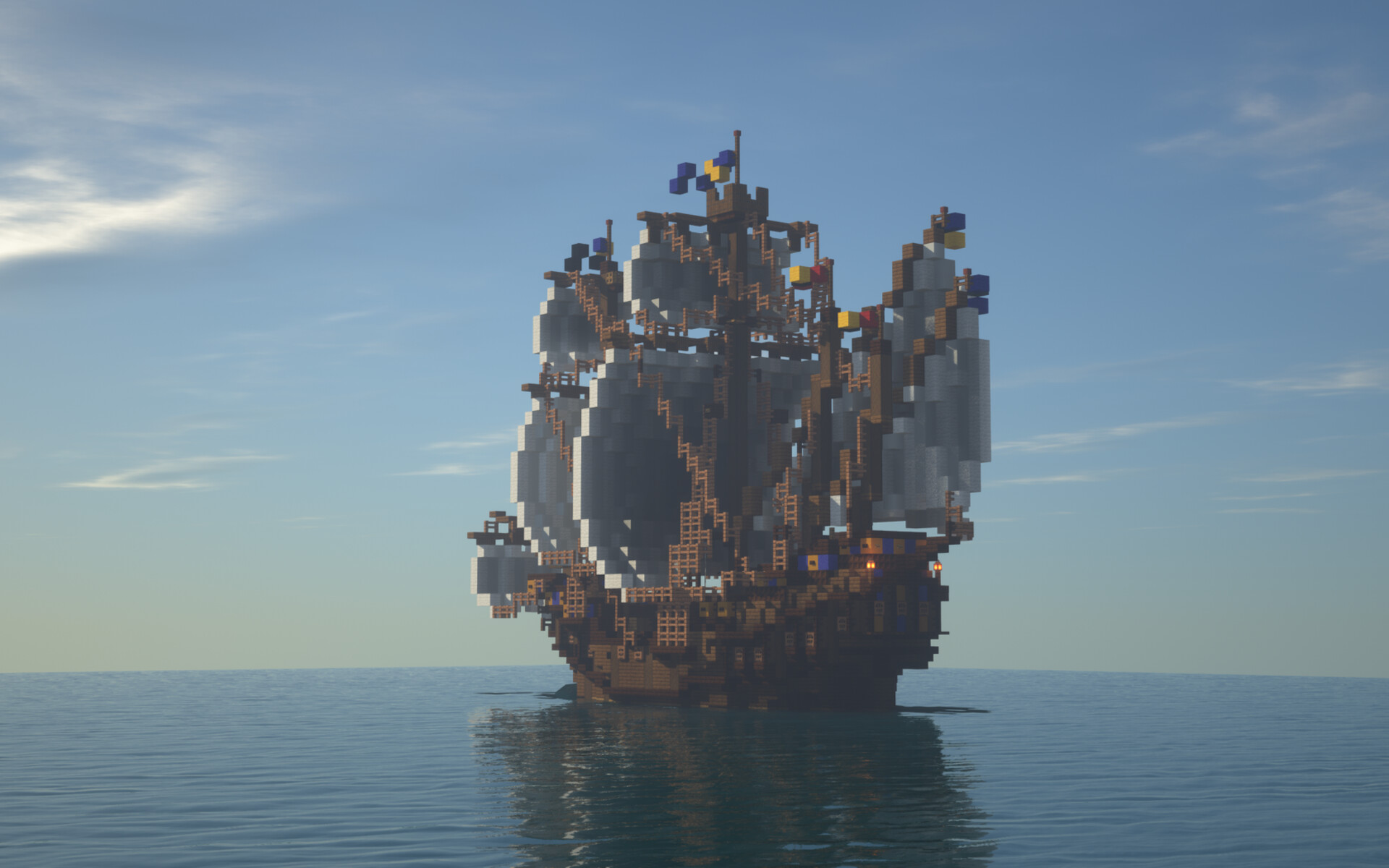Medieval Ship | Large Carrack "Reiksland" Minecraft Map