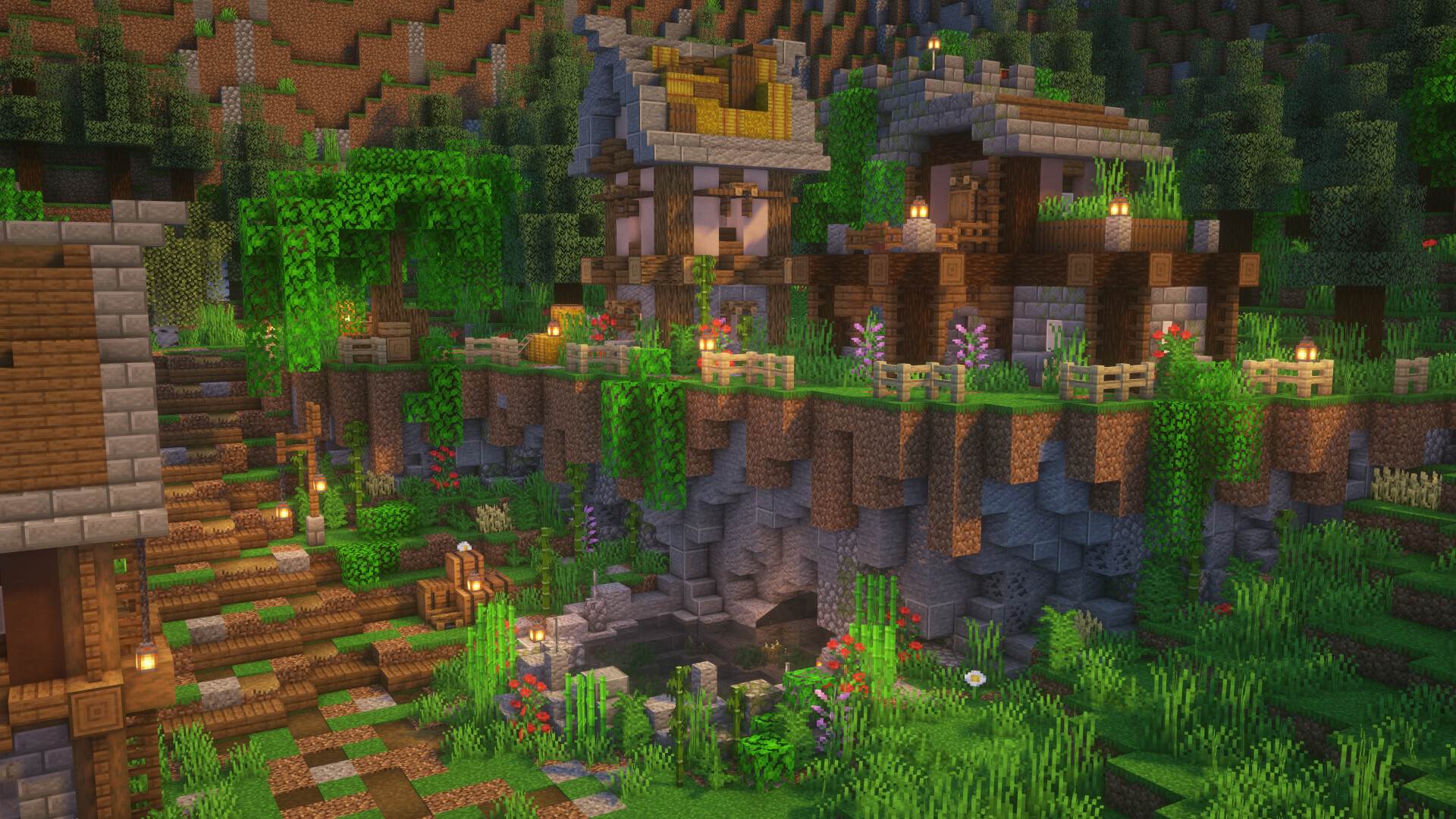 Small Medieval Valley Town Minecraft Map