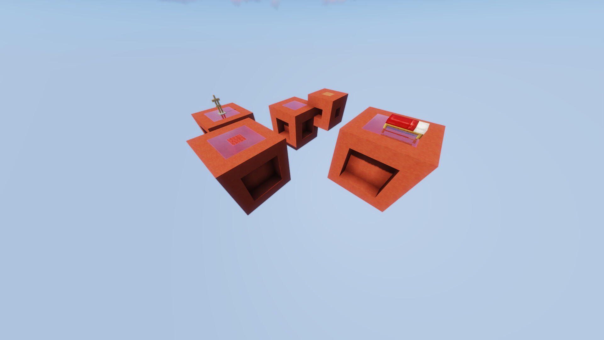 Bedwars - Cubes 2x1/4x1 Minecraft Map