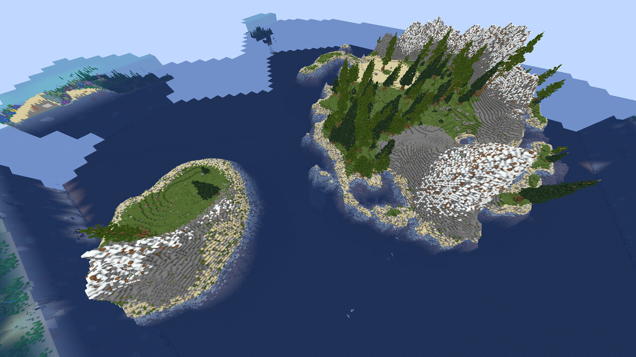 Large Survival island Minecraft Map