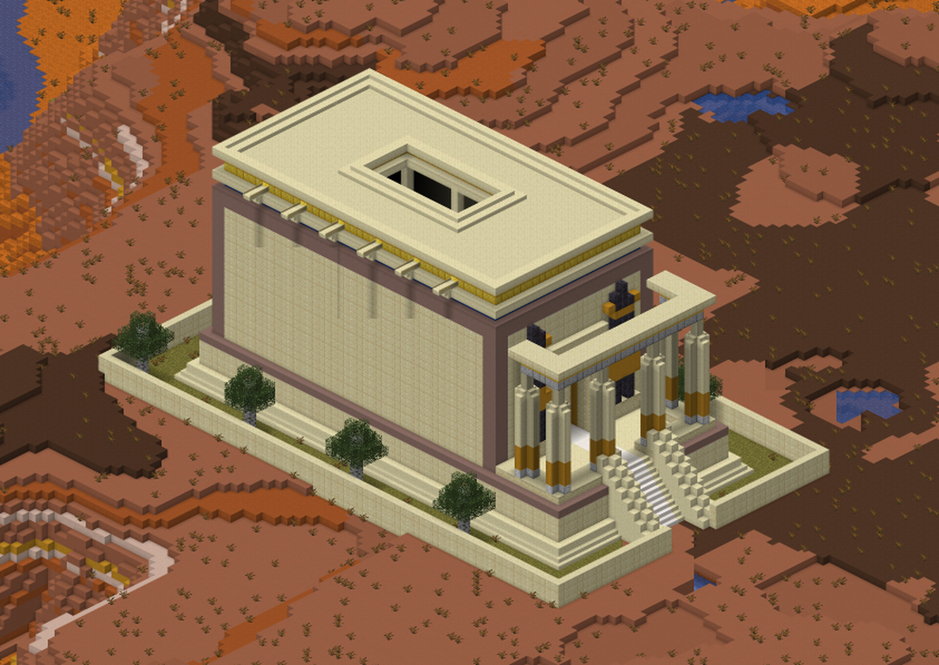 0AD-Kushites (Nubian) Wonder "MNW MHT" Minecraft Map