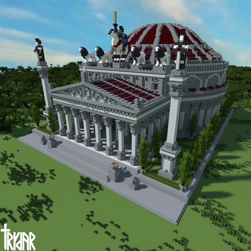 Roman Pantheon +tutorial Minecraft Map