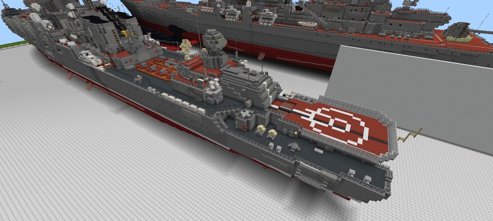 "Varyag" Slava-class 1.5:1 Minecraft Map