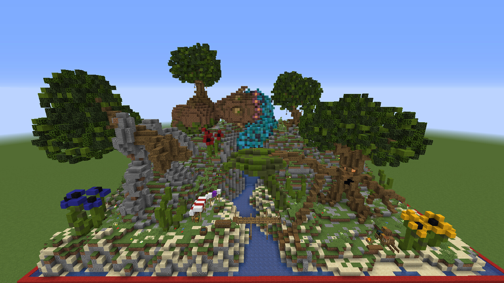 Nature Spawn [Organic Build] FREE DOWNLOAD! 1.16.5+ Minecraft Map