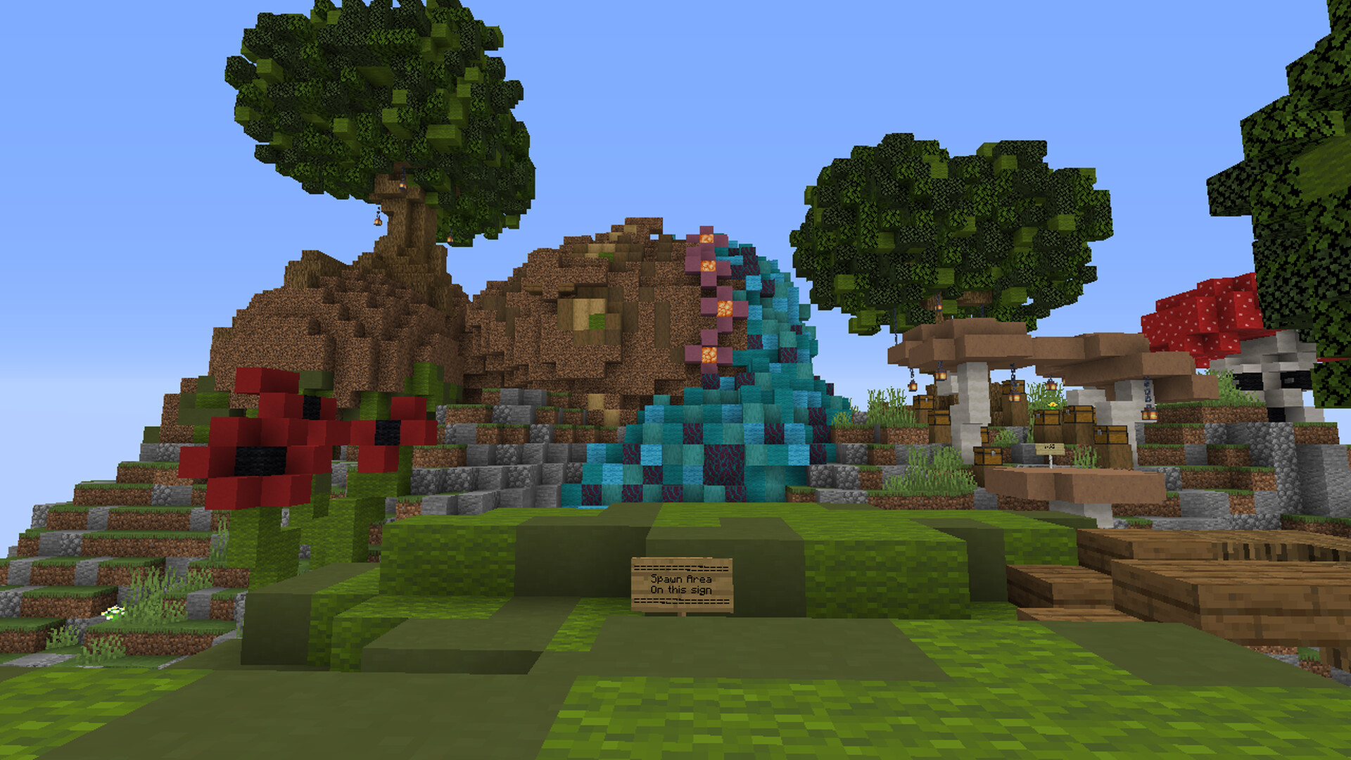 Nature Spawn [Organic Build] FREE DOWNLOAD! 1.16.5+ Minecraft Map