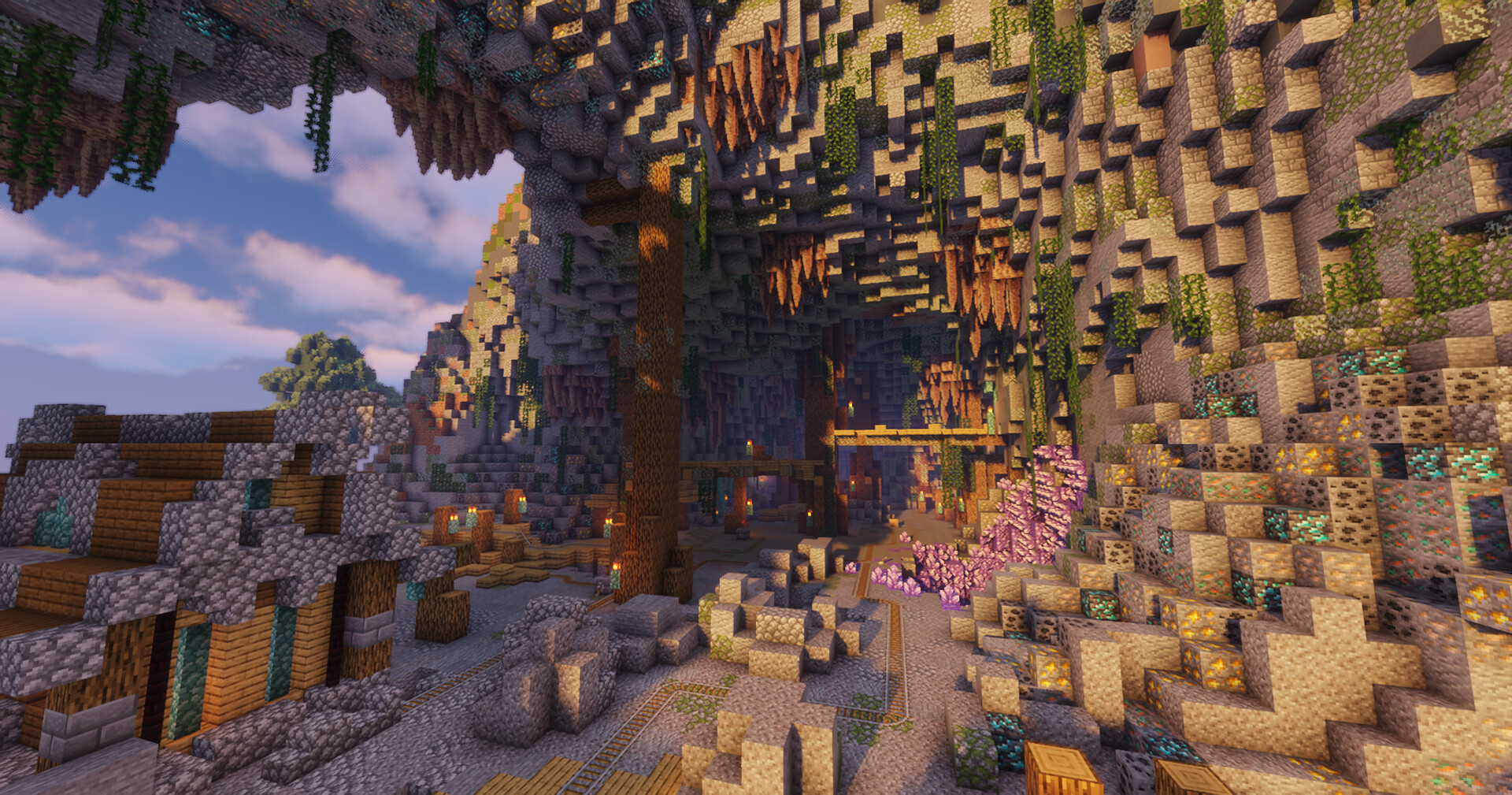 🔦BIG MINE FOR 1.17 [New Blocks]🔦 | [PRISMABUILDS] Minecraft Map