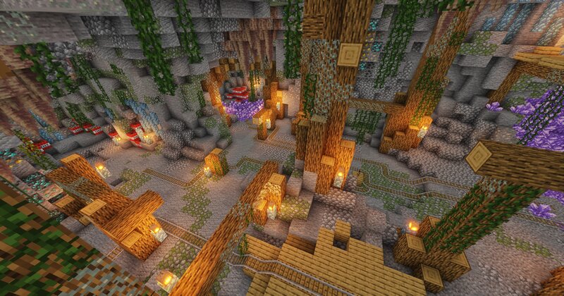 🔦BIG MINE FOR 1.17 [New Blocks]🔦 | [PRISMABUILDS] Minecraft Map