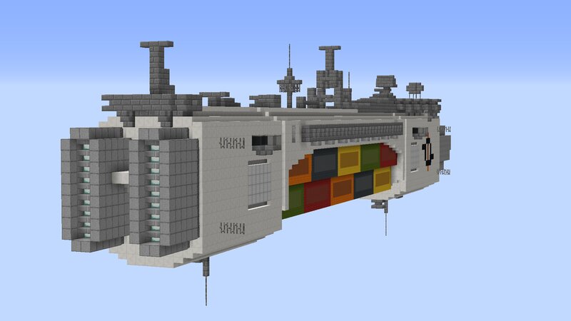 Space Cargo Ship "Liberty" Minecraft Map
