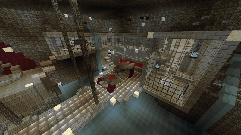 Batman Vs Superman Glass House and Wayne Manor Minecraft Map