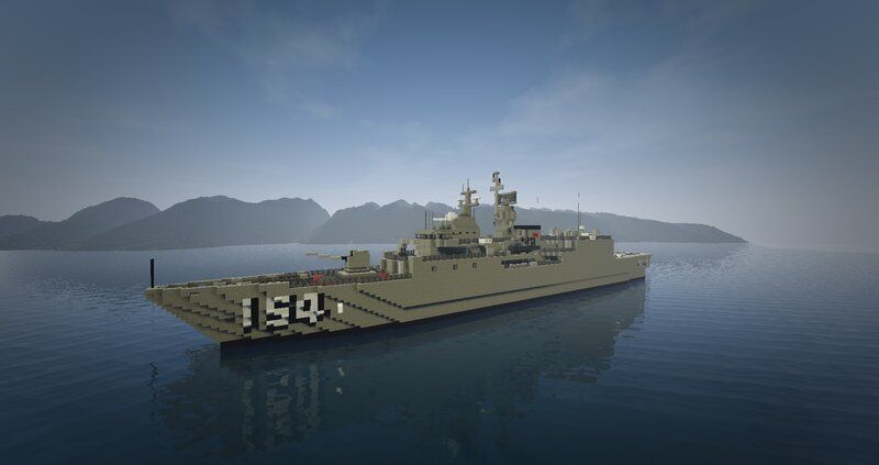 Anzac-class frigate (HMAS Parramatta FFH 154) Minecraft Map
