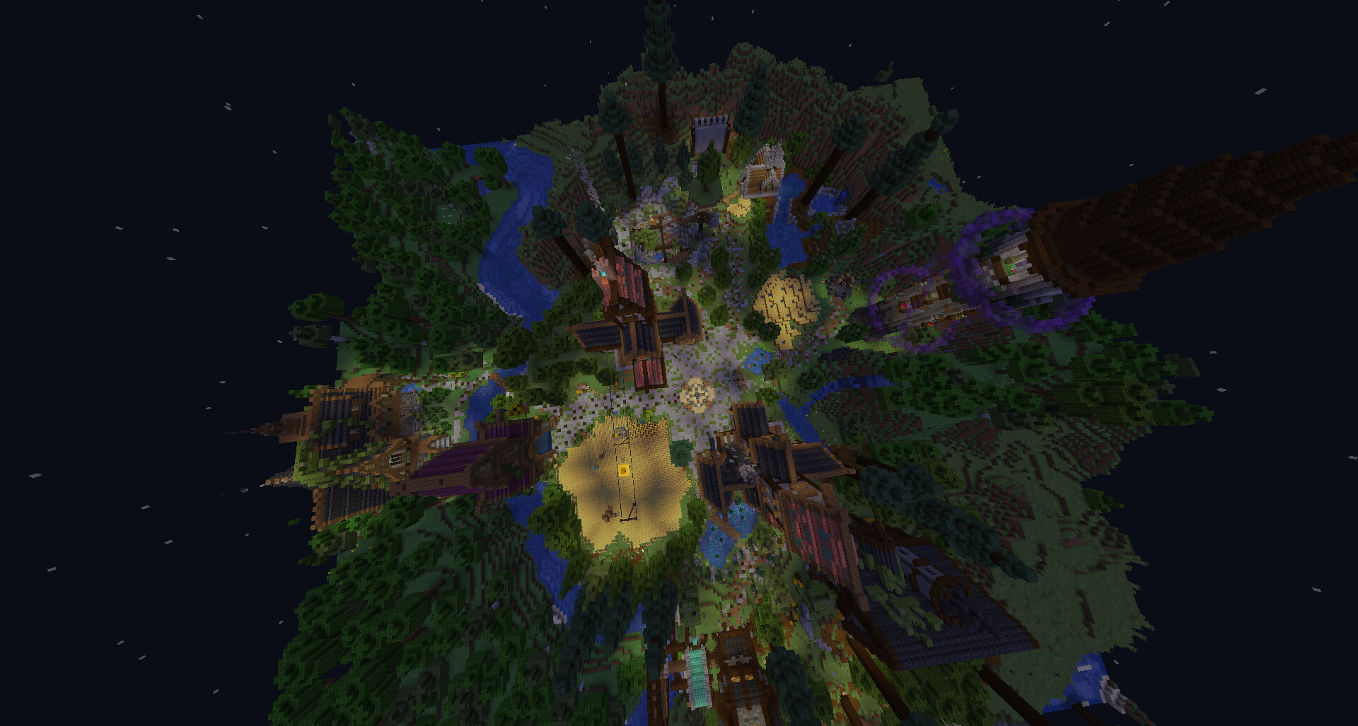 CUSTOM SERVER SPAWN Minecraft Map