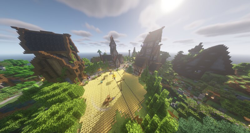 CUSTOM SERVER SPAWN Minecraft Map