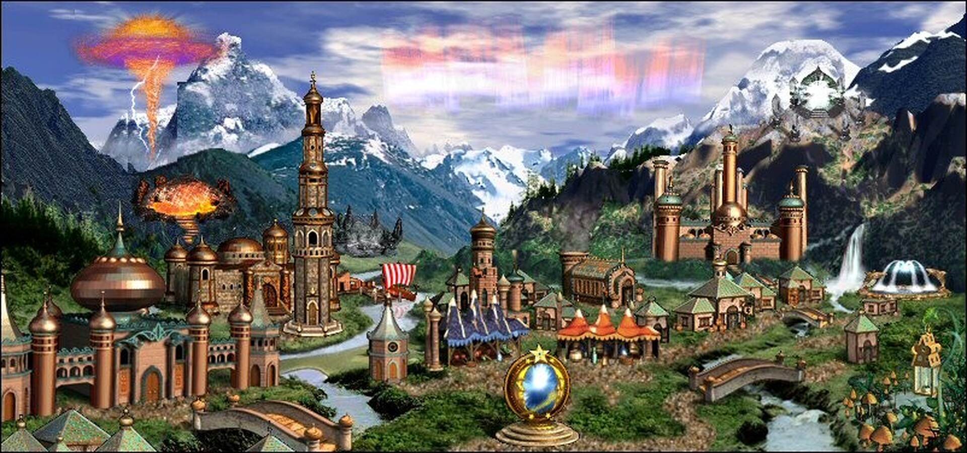 Tavern, Conflux Style City by QbaQ, HoMM III inspiration Minecraft Map