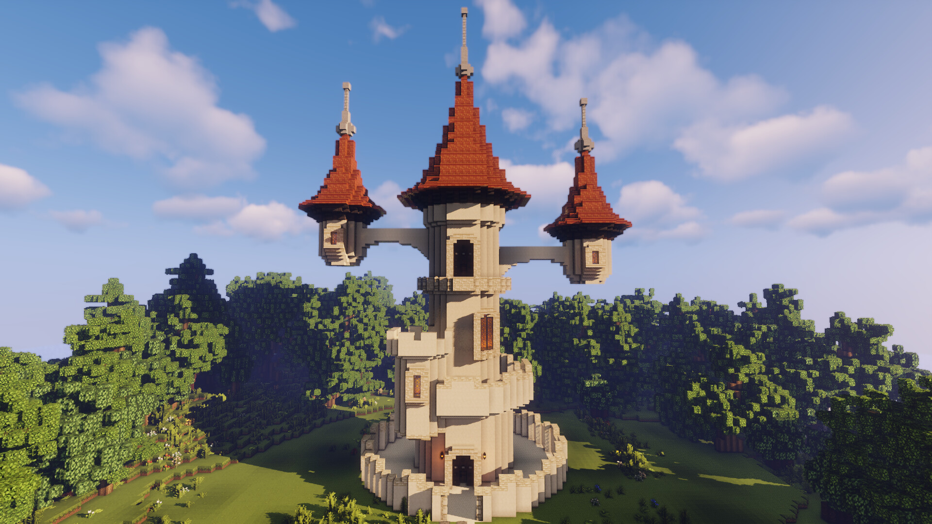 minecraft: best tower (castle tower) Minecraft Map