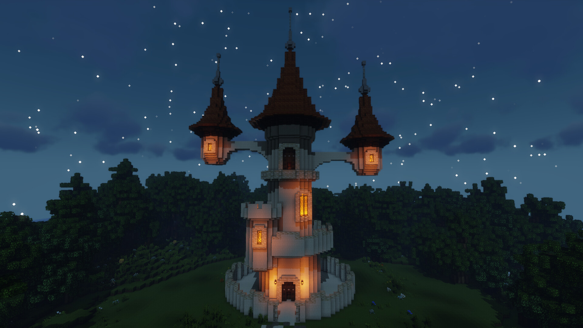 minecraft: best tower (castle tower) Minecraft Map