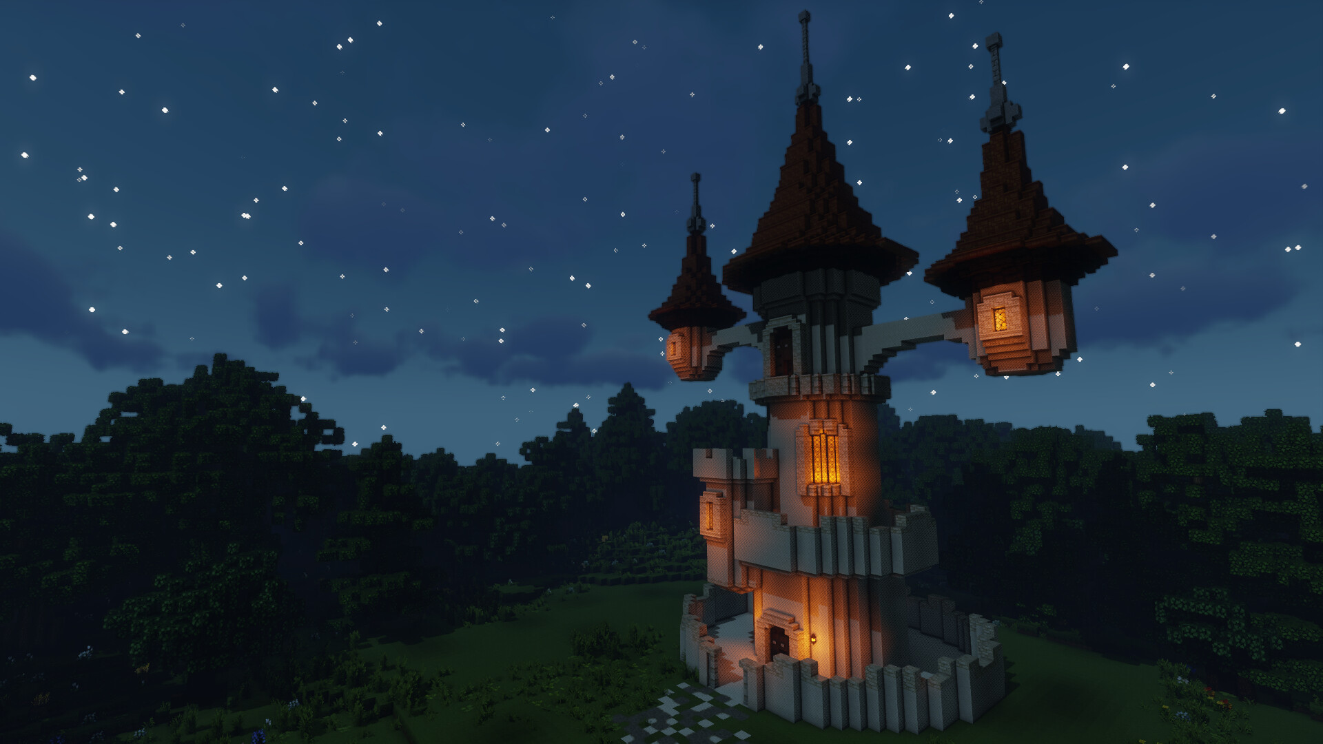 minecraft: best tower (castle tower) Minecraft Map