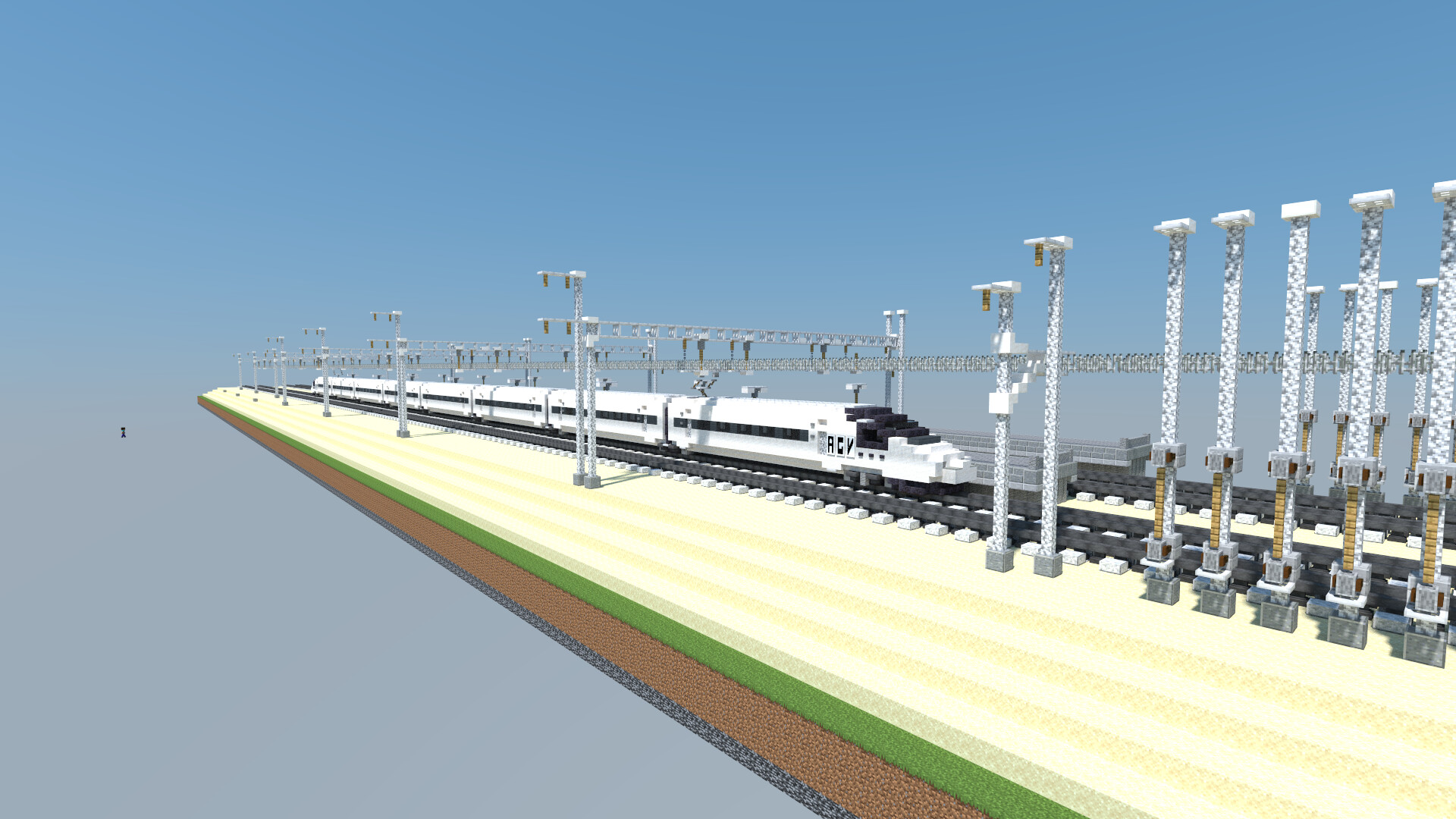 Minecraft Hiht-Speed Train Alstom AGV || Высокоскоростной поезд Алстом ...