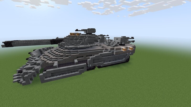 Four-track Tank Minecraft Map