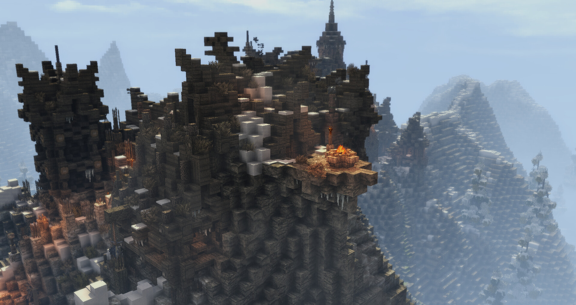 Haskrevik Mountain Village (Conquest reforged) Minecraft Map