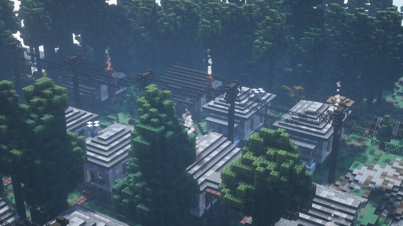 The Hunger Games: District 7 Creation | Panem Forever Minecraft Map