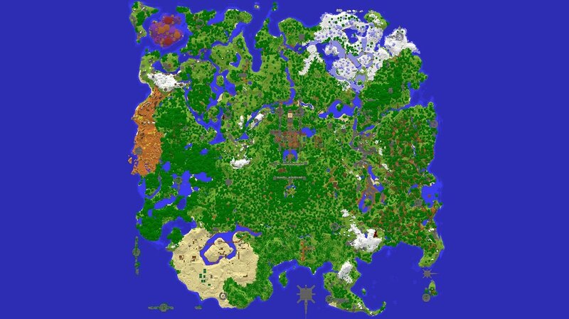 New sea lands Minecraft Map