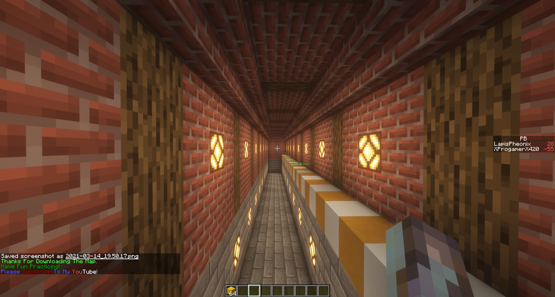 Speed Bridge Practicing Minecraft Map