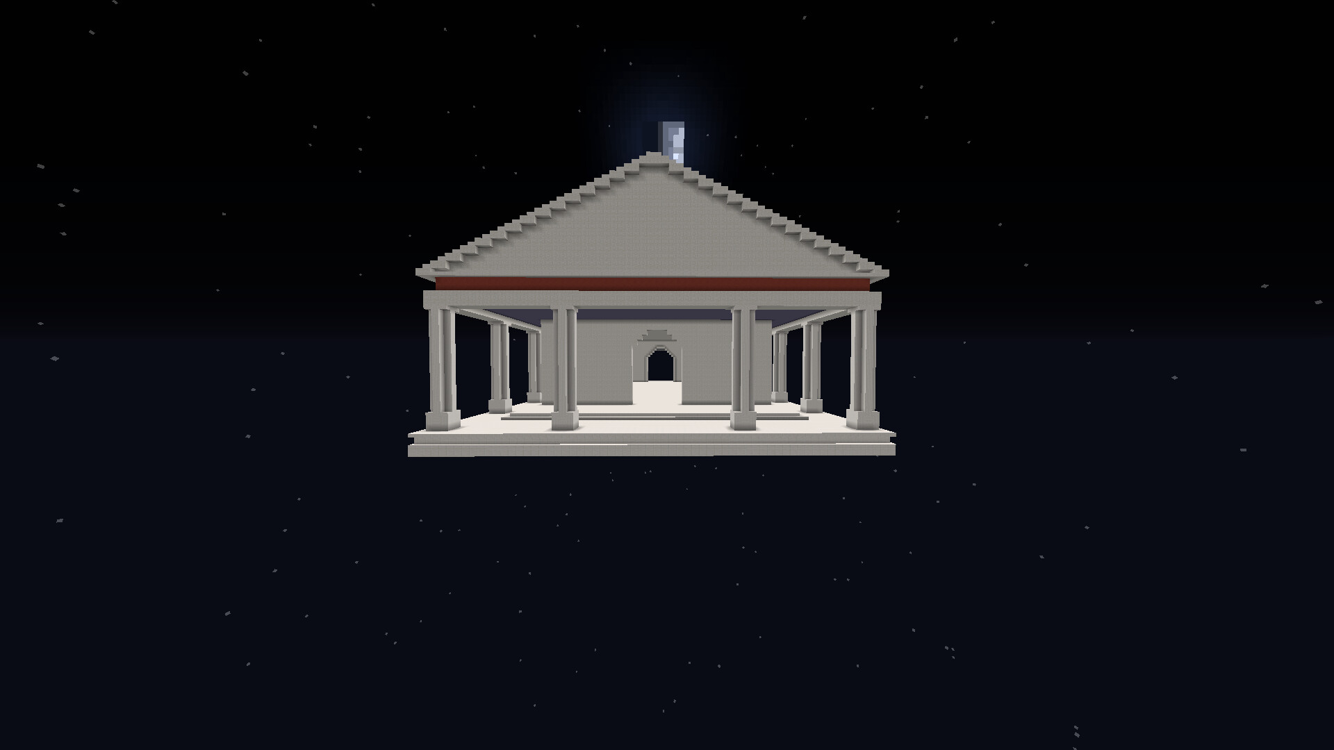 Quartz Temple - Empty Minecraft Map